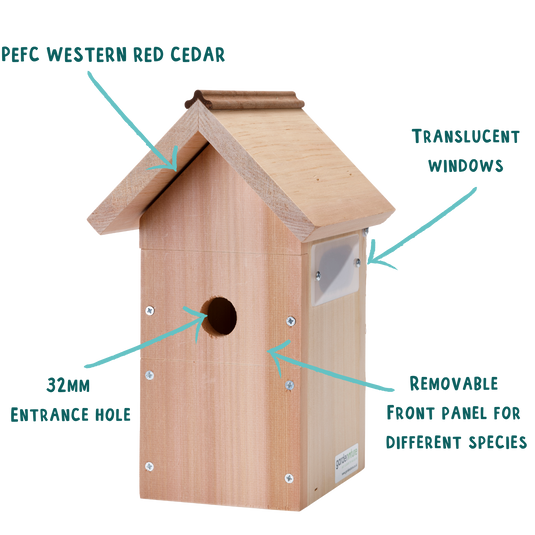 WiFi Battery Bird Box Camera with Solar Panel